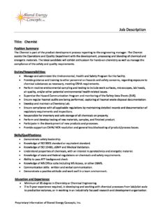 Chemist-Job-Description | Stored Energy Concepts, Inc.